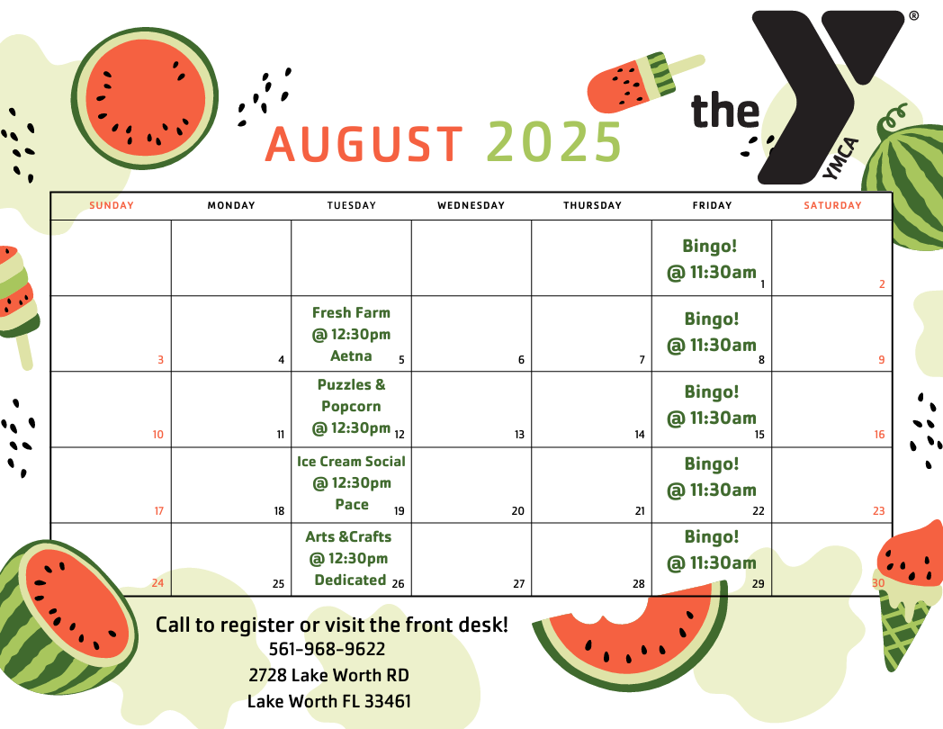 Events Calendar | YMCA of the Palm Beaches